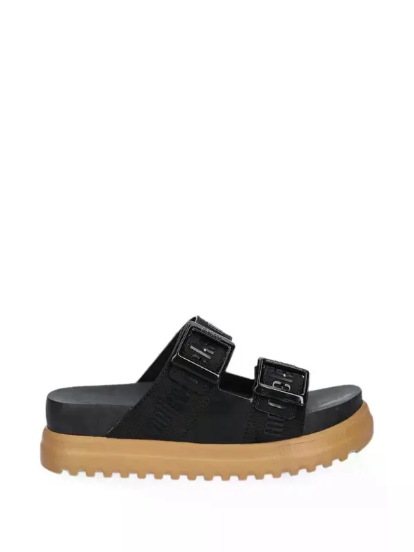Melissa Cozy M Lover Buckle-fastening Logo-print Slides