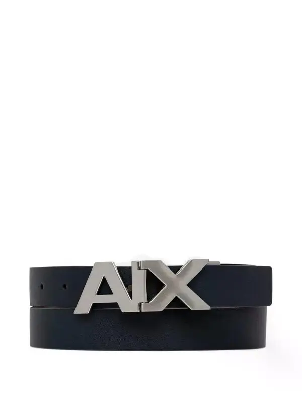 Armani Exchange Reversible Logo-buckle Belt
