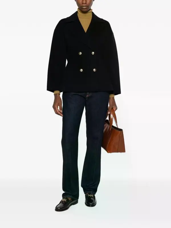 Maje Double-breasted Wool Jacket