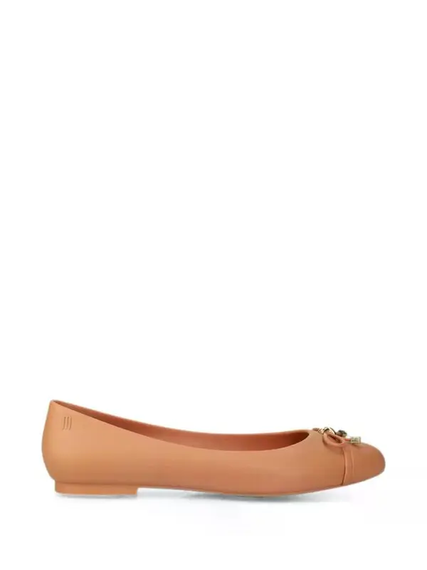Melissa Doll Bow-detail Ballet Flats