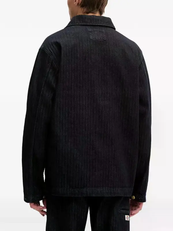 Dickies Selvedge Herringbone-pattern Denim Jacket