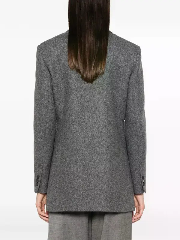 Maje Double-breasted Crystal-embellished Coat