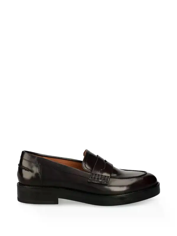 JONAK PARIS Mirna Polished-finish Penny Loafers