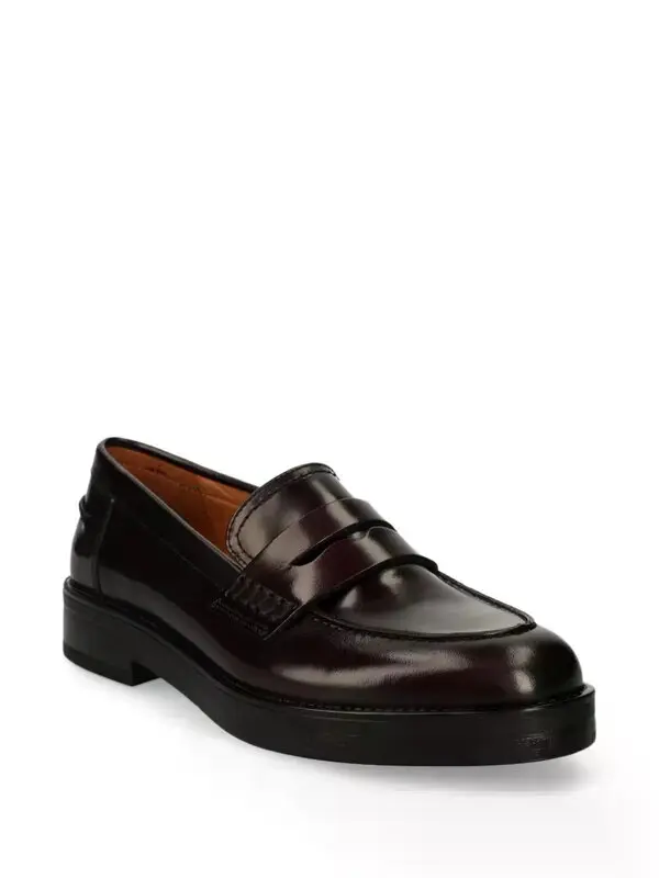 JONAK PARIS Mirna Polished-finish Penny Loafers