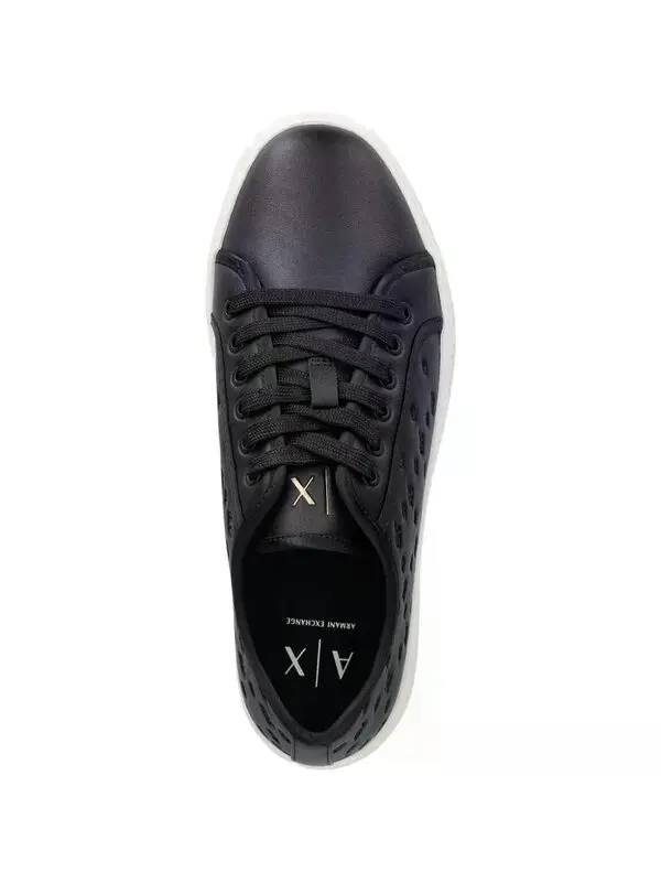 Armani Exchange Logo-debossed Platform Sneakers