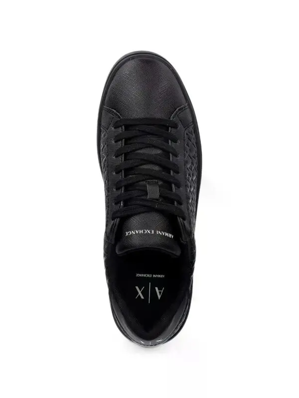 Armani Exchange Logo-embossed Lace-up Sneakers