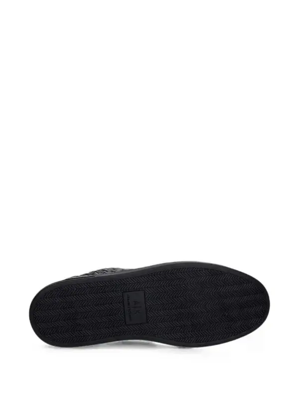 Armani Exchange Logo-embossed Lace-up Sneakers