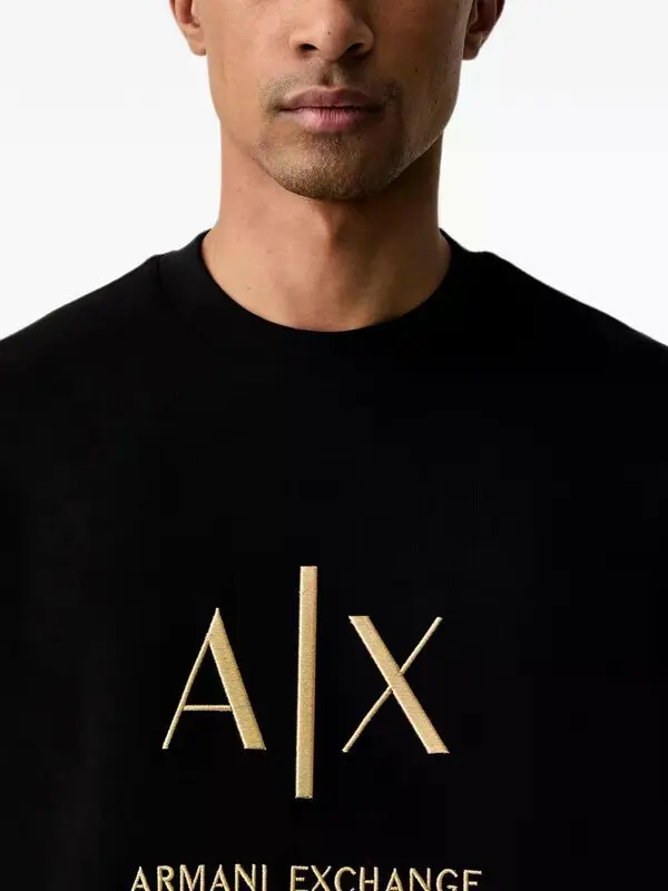 Armani Exchange Logo-embroidered Sweatshirt