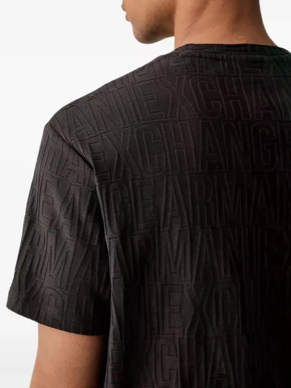 Armani Exchange Logo-jacquard Short-sleeve T-shirt