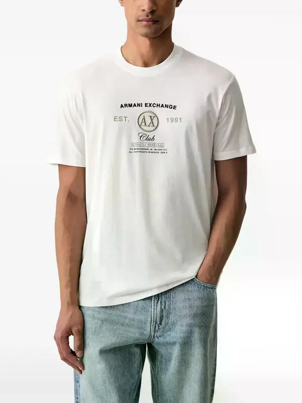 Armani Exchange Logo-print Cotton T-shirt