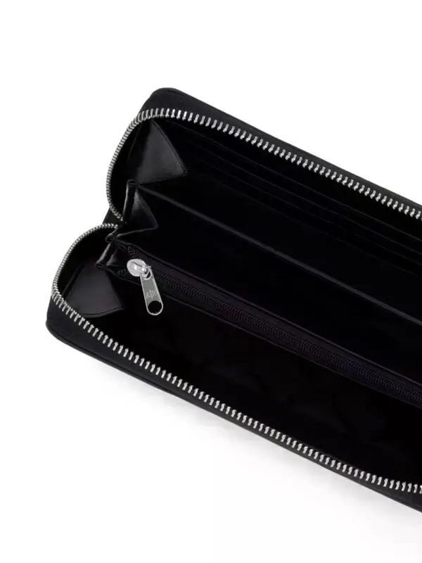 Armani Exchange Logo-print Zip-around Wallet
