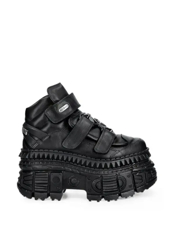 NEW ROCK Touch-strap Platform Sneakers
