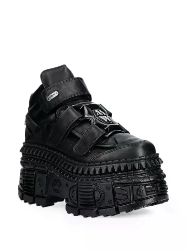 NEW ROCK Touch-strap Platform Sneakers