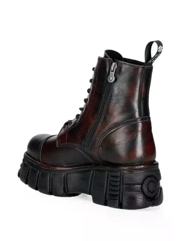 NEW ROCK Lace-up Platform Boots