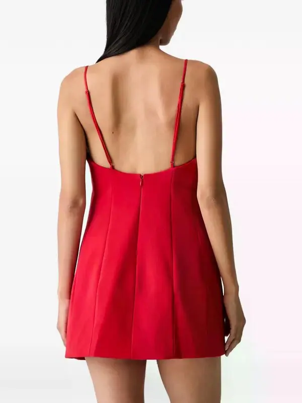 Bardot Branca Scoop-neck Panelled Mini Dress