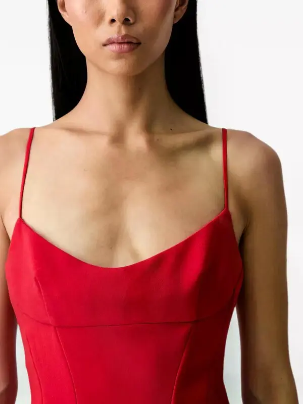 Bardot Branca Scoop-neck Panelled Mini Dress
