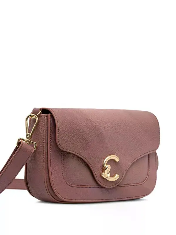 COCCINELLE Medium C-me Logo-plaque Leather Shoulder Bag