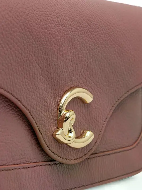 COCCINELLE Medium C-me Logo-plaque Leather Shoulder Bag