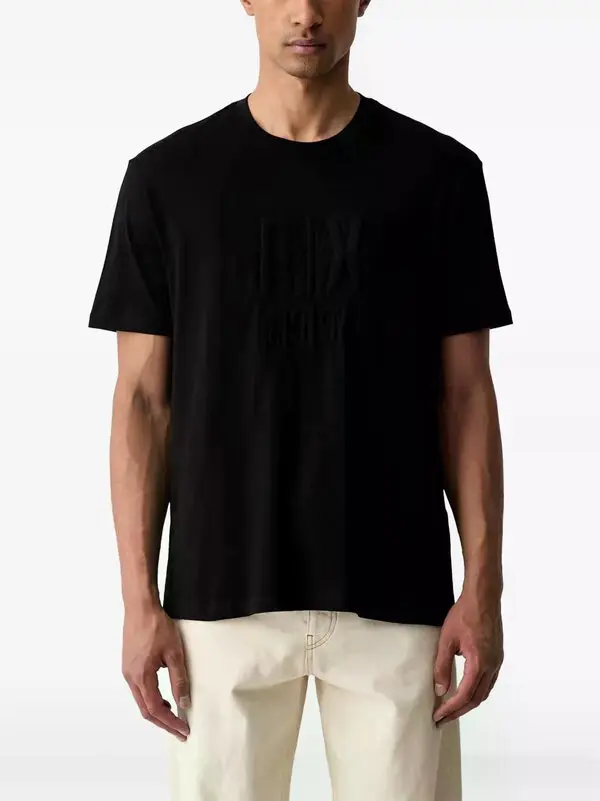 Armani Exchange Logo-embossed T-shirt