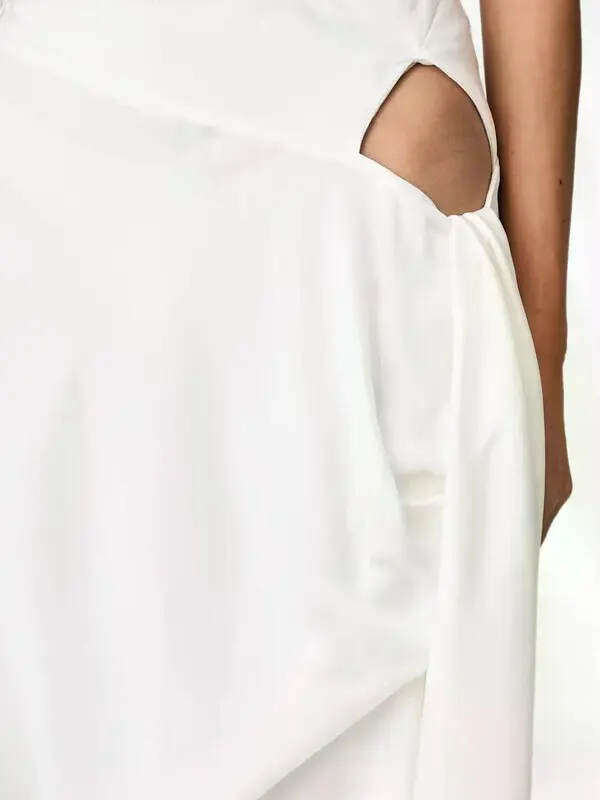 Bardot Solene Cut-out Draped Maxi Skirt