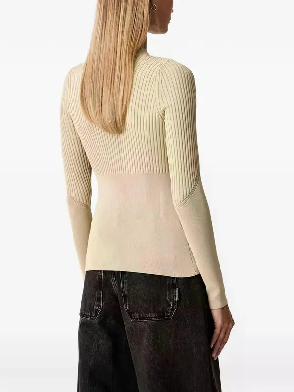 Armani Exchange Ribbed Logo-embroidered Sweater
