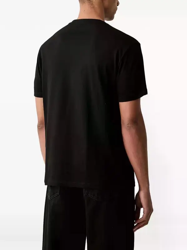 Armani Exchange Logo-embroidered T-shirt