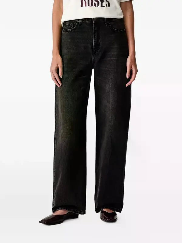 Armani Exchange Whiskering-effect Jeans