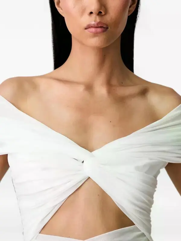 Bardot Twist-detail Cut-out Top