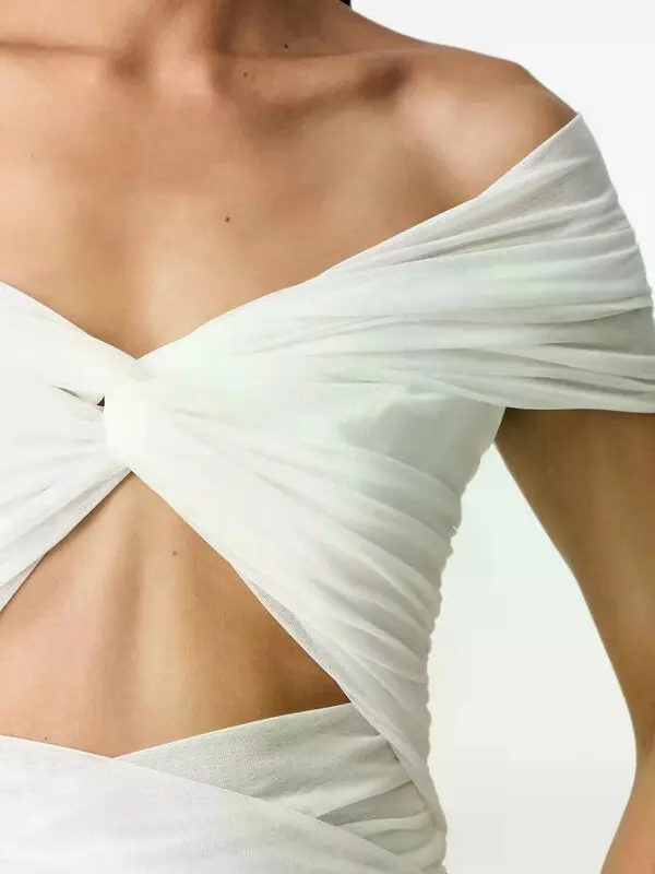 Bardot Twist-detail Cut-out Top