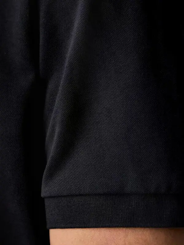 Armani Exchange Logo-print Piqué Polo Shirt