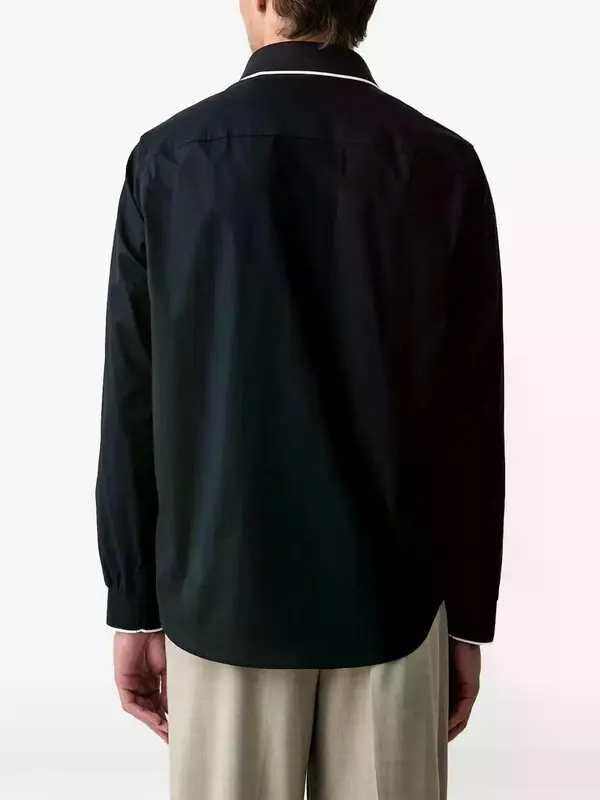Armani Exchange Logo-print Piped Shirt