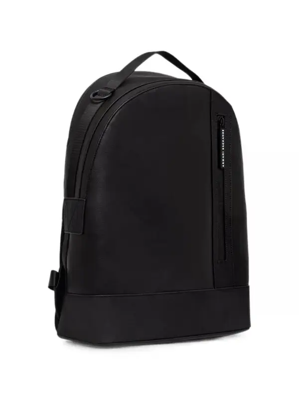 Armani Exchange Logo-embossed Zip-fastening Backpack