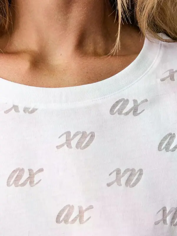 Armani Exchange Logo-print Crew-neck T-shirt