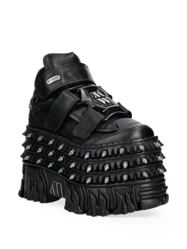 NEW ROCK Spiked Platform Sneakers
