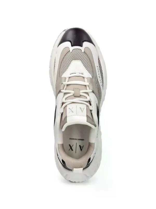 Armani Exchange Panelled Logo Detail Sneakers