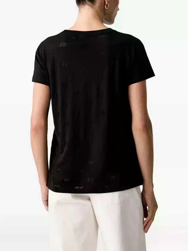Armani Exchange Devoré-effect T-shirt