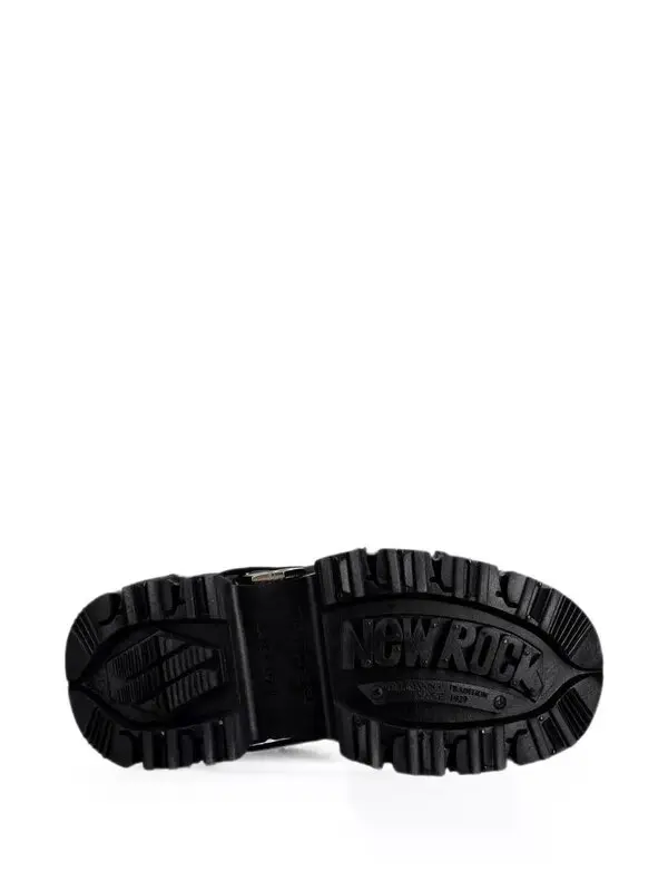 NEW ROCK Buckle-fastening Platform Boots