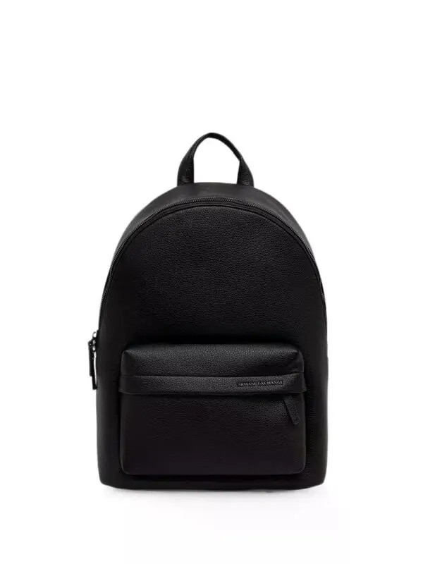 Armani Exchange Logo-plaque Pebbled Backpack