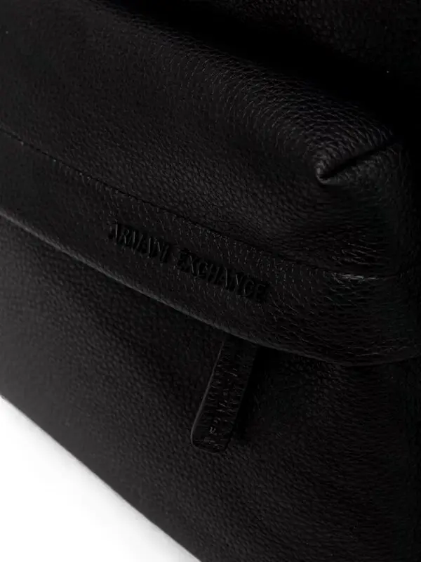 Armani Exchange Logo-plaque Pebbled Backpack