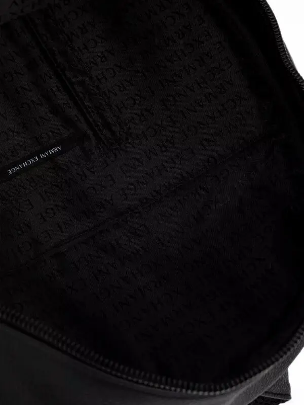 Armani Exchange Logo-plaque Pebbled Backpack
