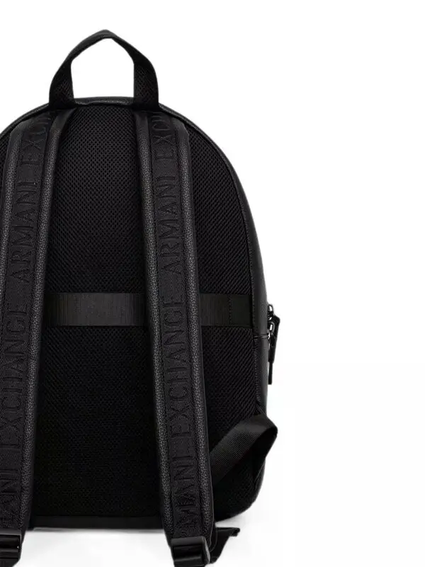 Armani Exchange Logo-plaque Pebbled Backpack