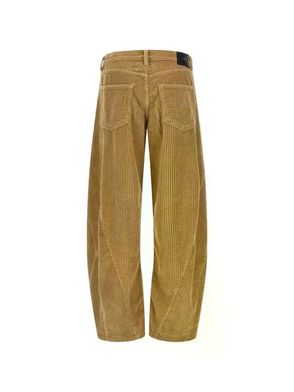 R13 Janine Corduroy Twisted-seam Trousers