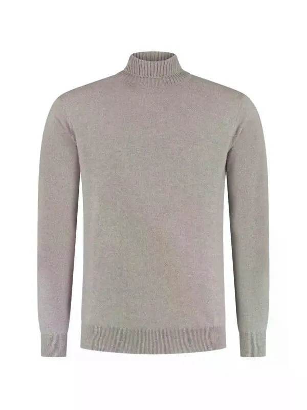 DORIANI CASHMERE Roll-neck Knitted Sweater - Grey