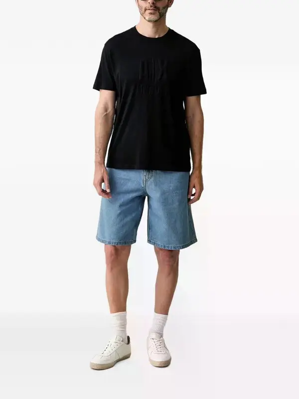 Armani Exchange Logo-embossed Cotton T-shirt