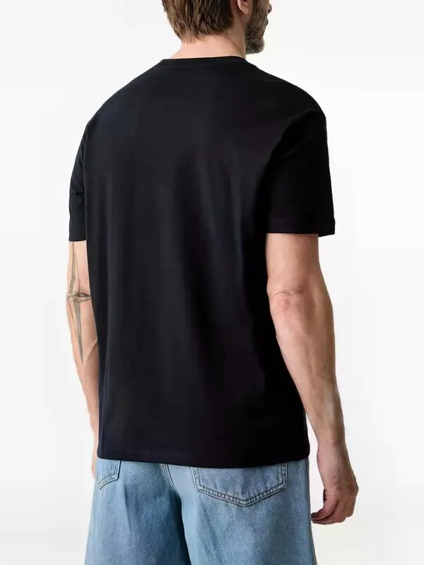 Armani Exchange Logo-embossed Cotton T-shirt