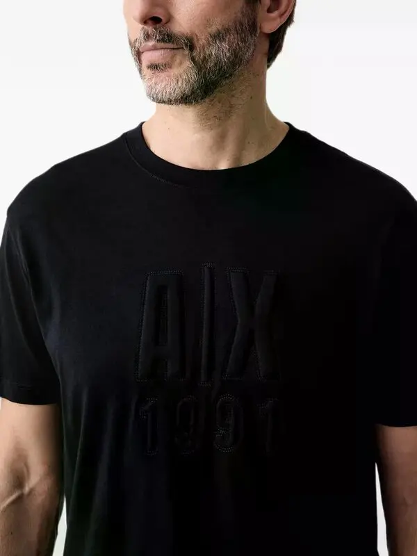 Armani Exchange Logo-embossed Cotton T-shirt