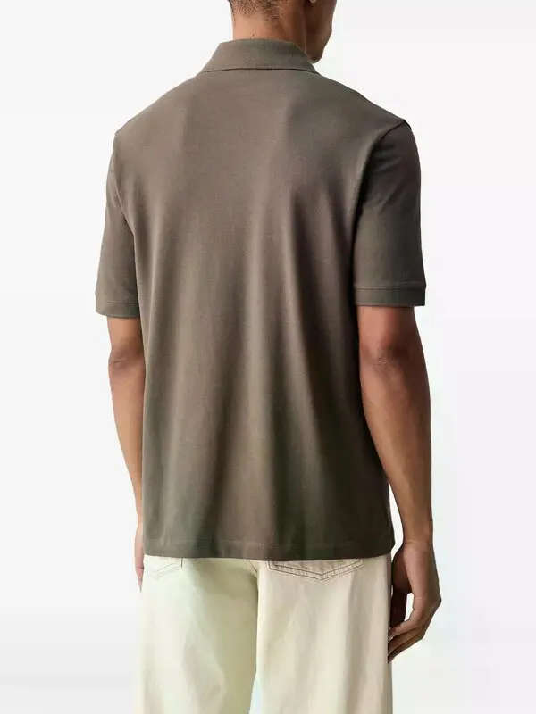 Armani Exchange Logo-detail Short-sleeved Polo Shirt