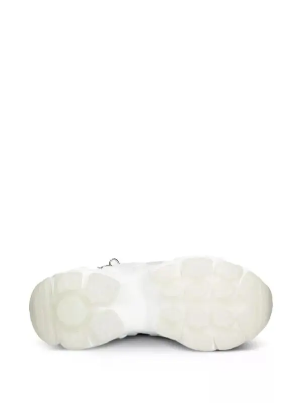 BUFFALO Binary Pearl-embellished Chunky-sole Sneakers