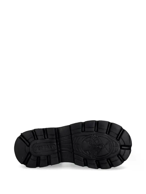 BUFFALO Brake Buckle-fastening Platform Sandals