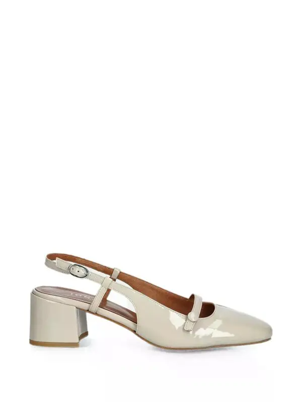 JONAK PARIS Patent-finish Slingback Pumps